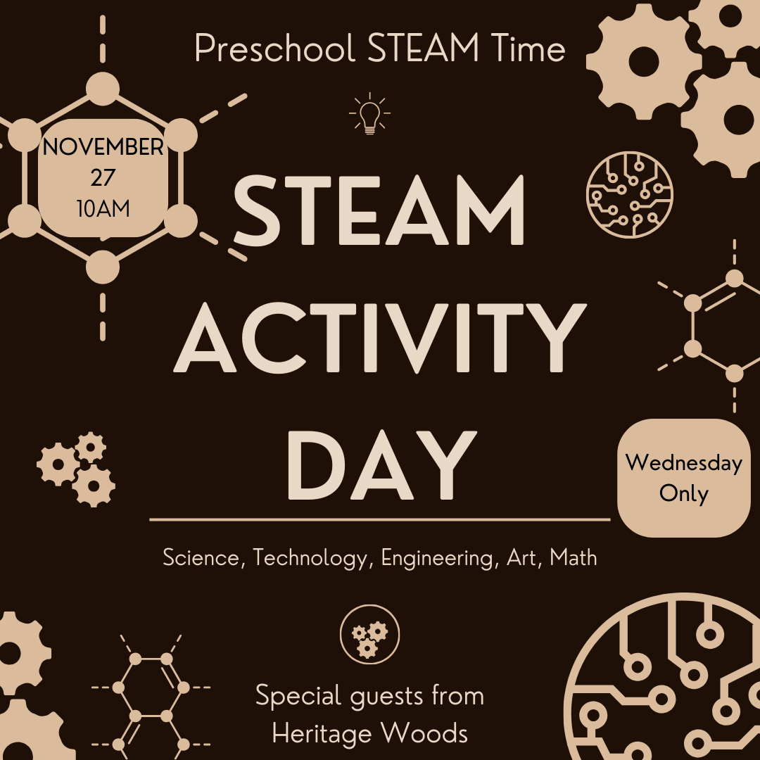 November STEAM DAY – Watseka Public Library